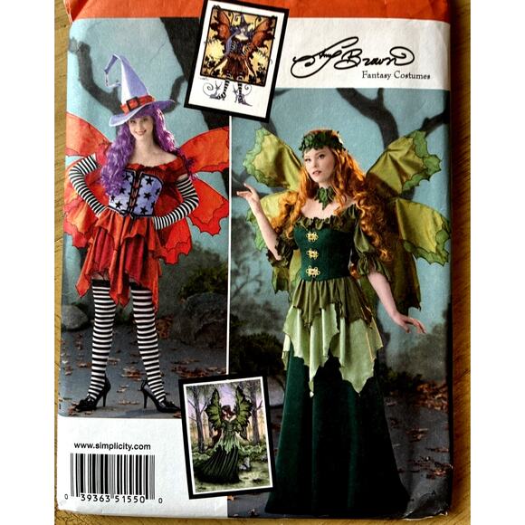 Simplicity | Office | Fairy Pixie Witch Fantasy Costume Simplicity 55 ...